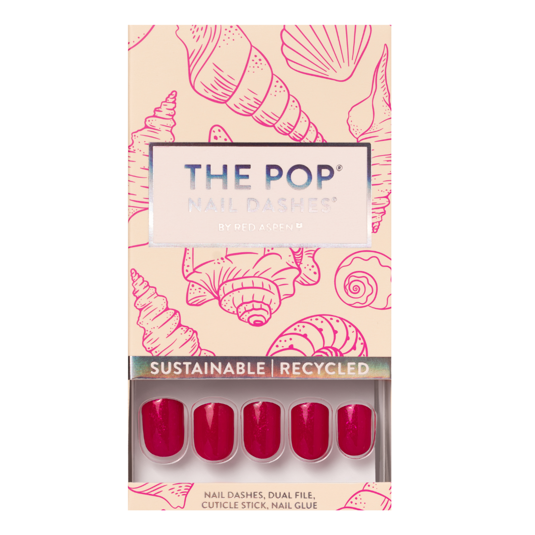 Pink Puka, Paulina Nails - Press On Nails | Red Aspen