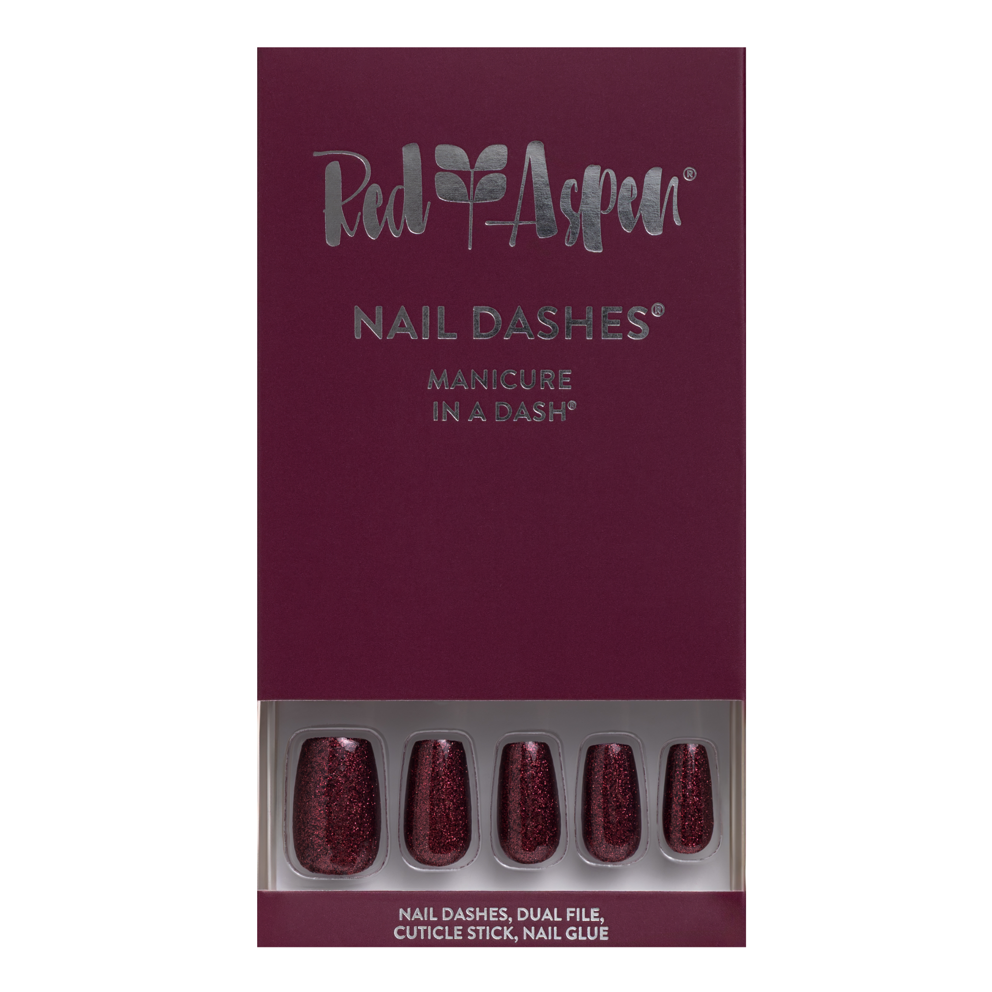 Cranberry Chrissy Nails - Press On Nails | Red Aspen