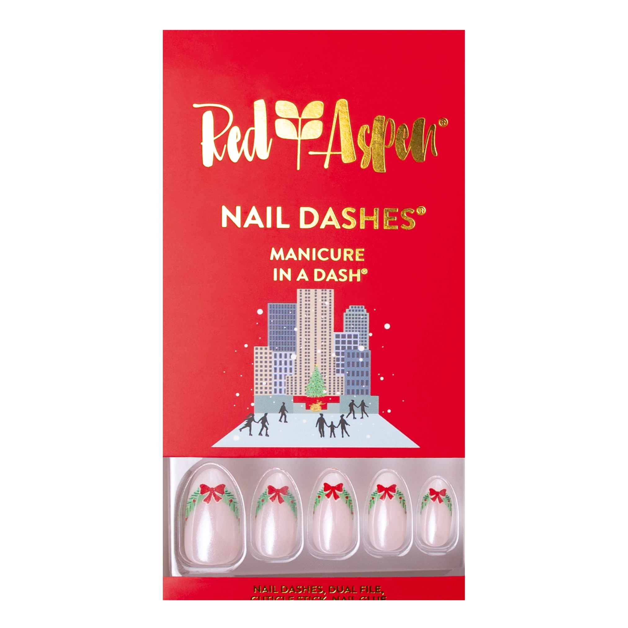 At the Rink with Carsyn Nails - Press On Nails | Red Aspen