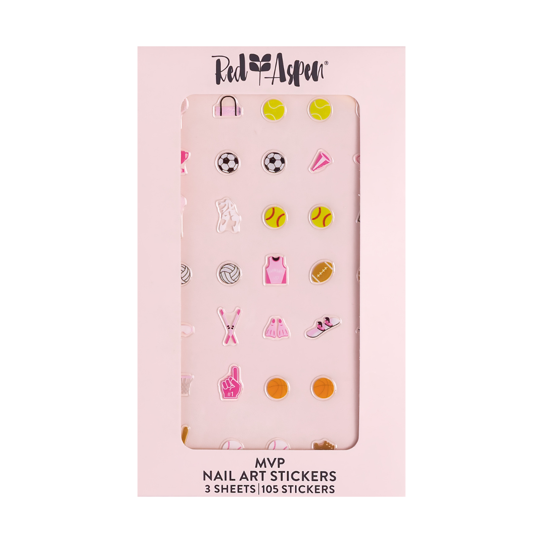 Nail Art Stickers - MVP - Press On Nails | Red Aspen