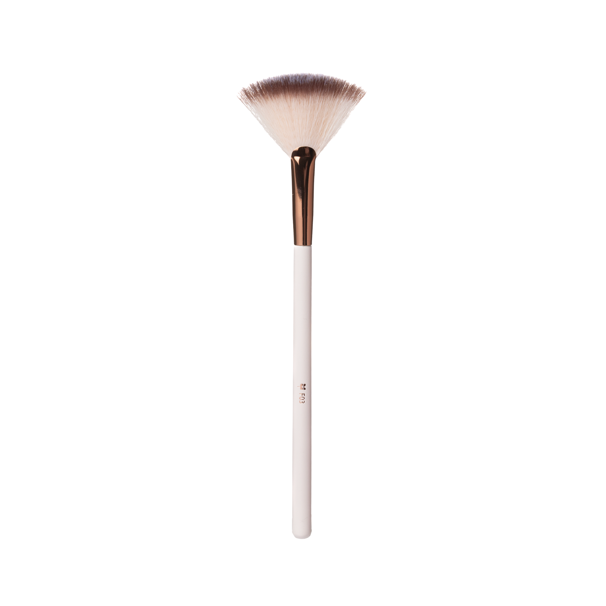 Fan Highlighter Brush for Highlighter Makeup or Blush - Red Aspen