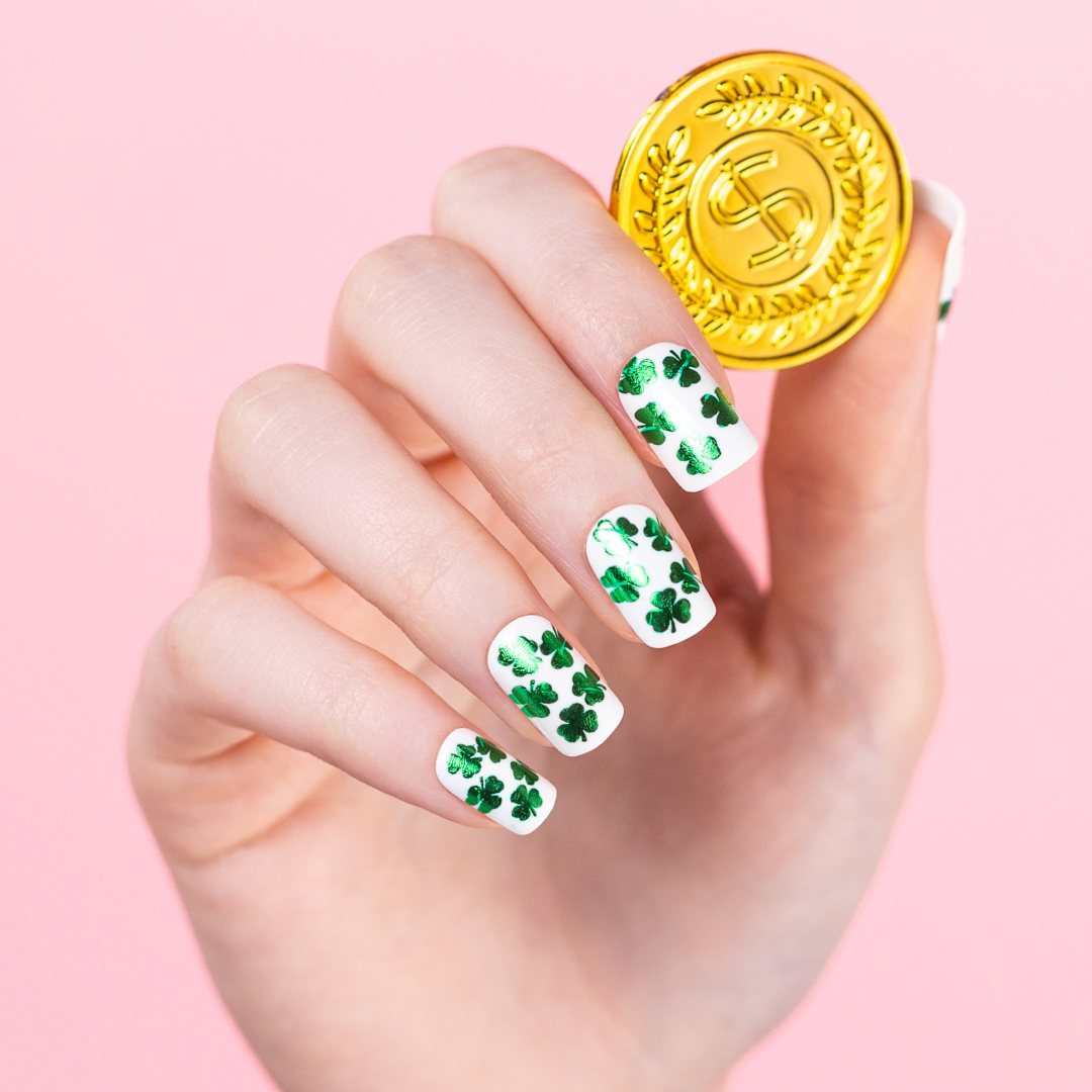 Lucky to Have You Bestie, Leia Nails - Press On Nails | Red Aspen