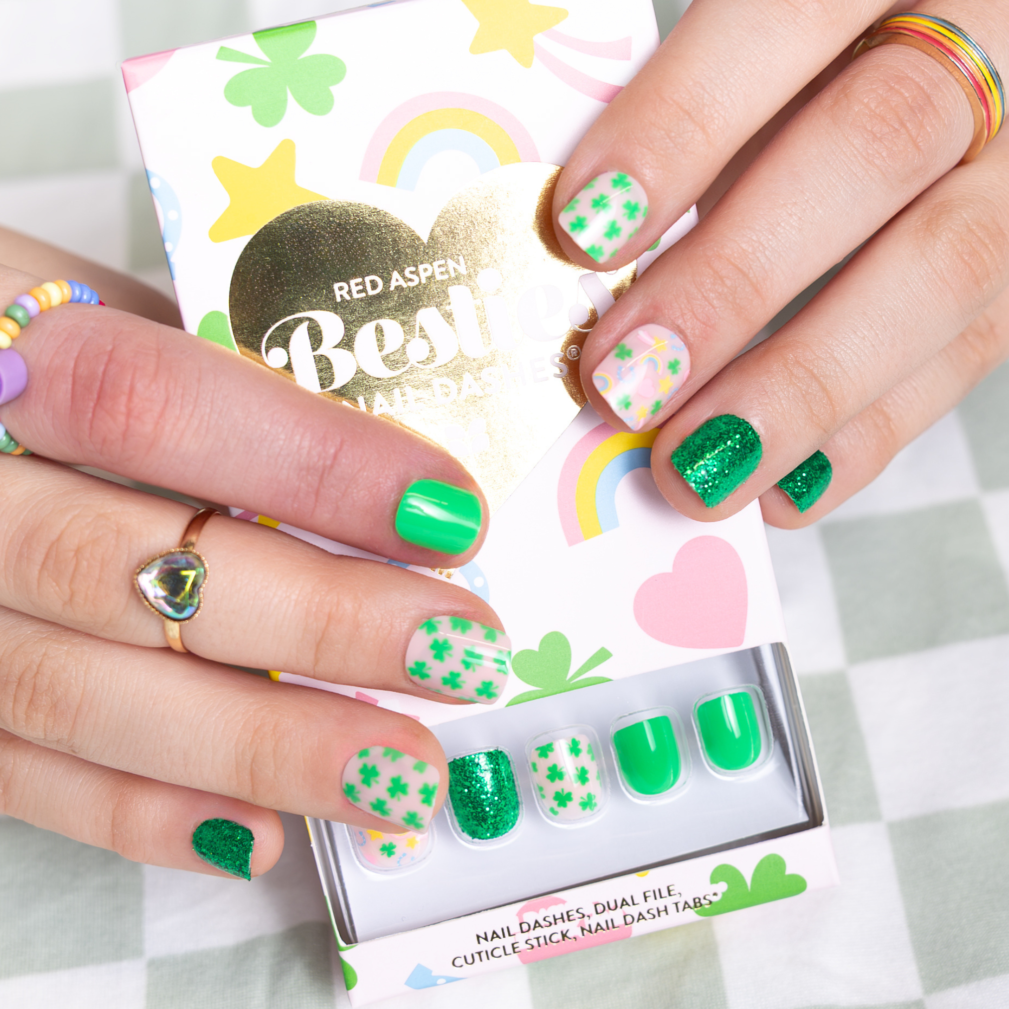 Pinch-Proof Besties, Adaline Mae Nails - Press On Nails | Red Aspen