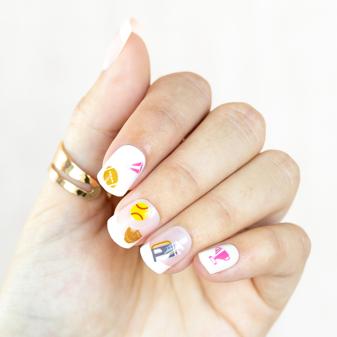 Nail Art Stickers - MVP - Press On Nails | Red Aspen