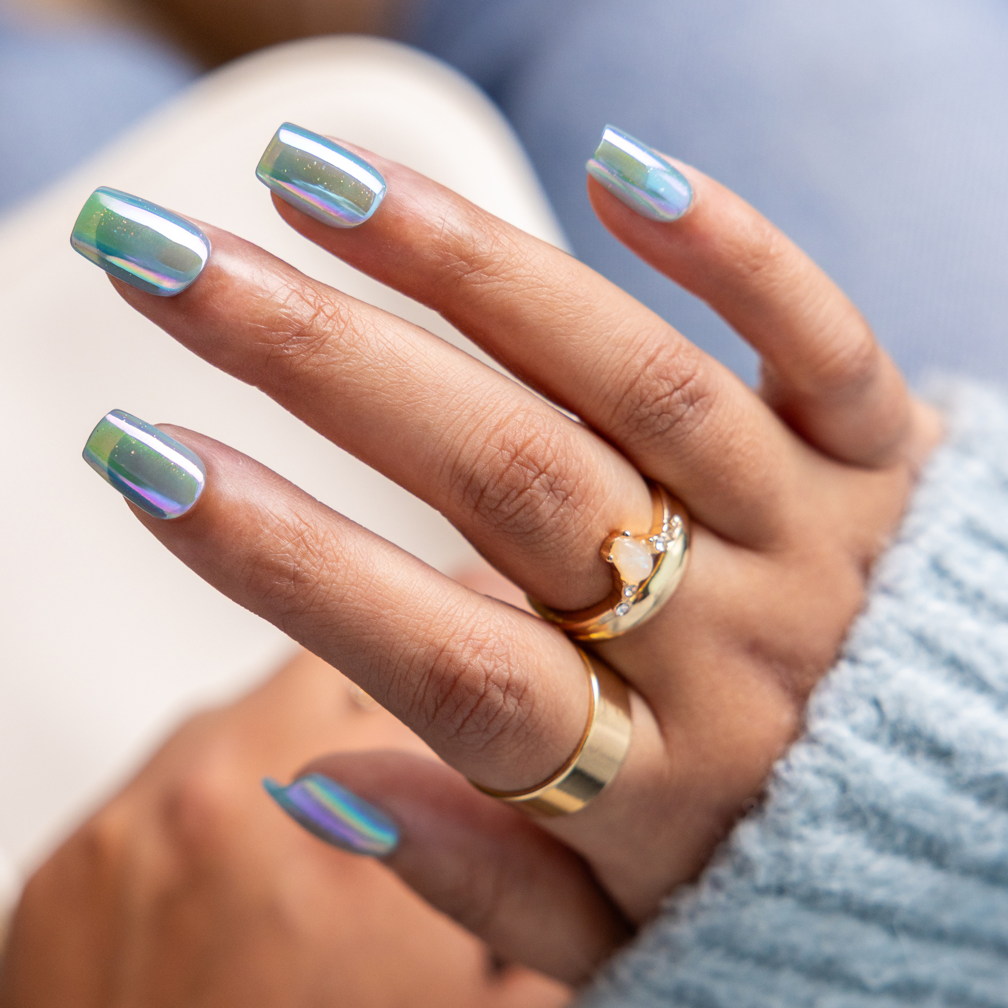 Azure Ariana Nails - Press On Nails | Red Aspen