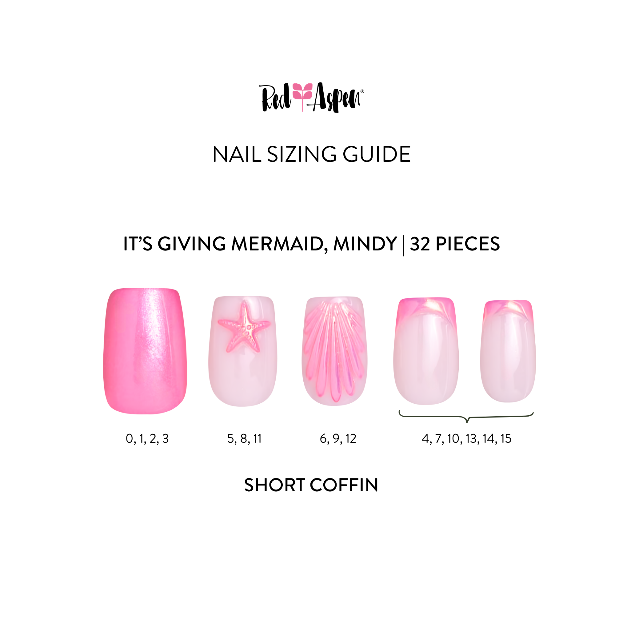 It's Giving Mermaid, Mindy Nails - Press On Nails | Red Aspen