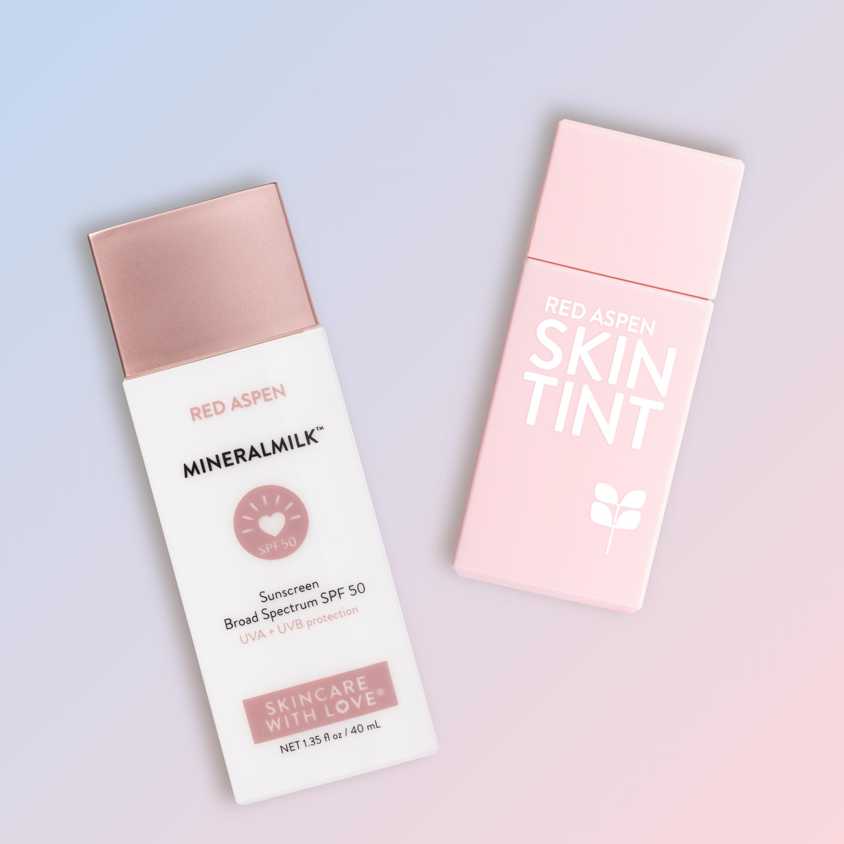 Perfect Base Bundle: MineralMilk Sunscreen + Skin Tint – Red Aspen
