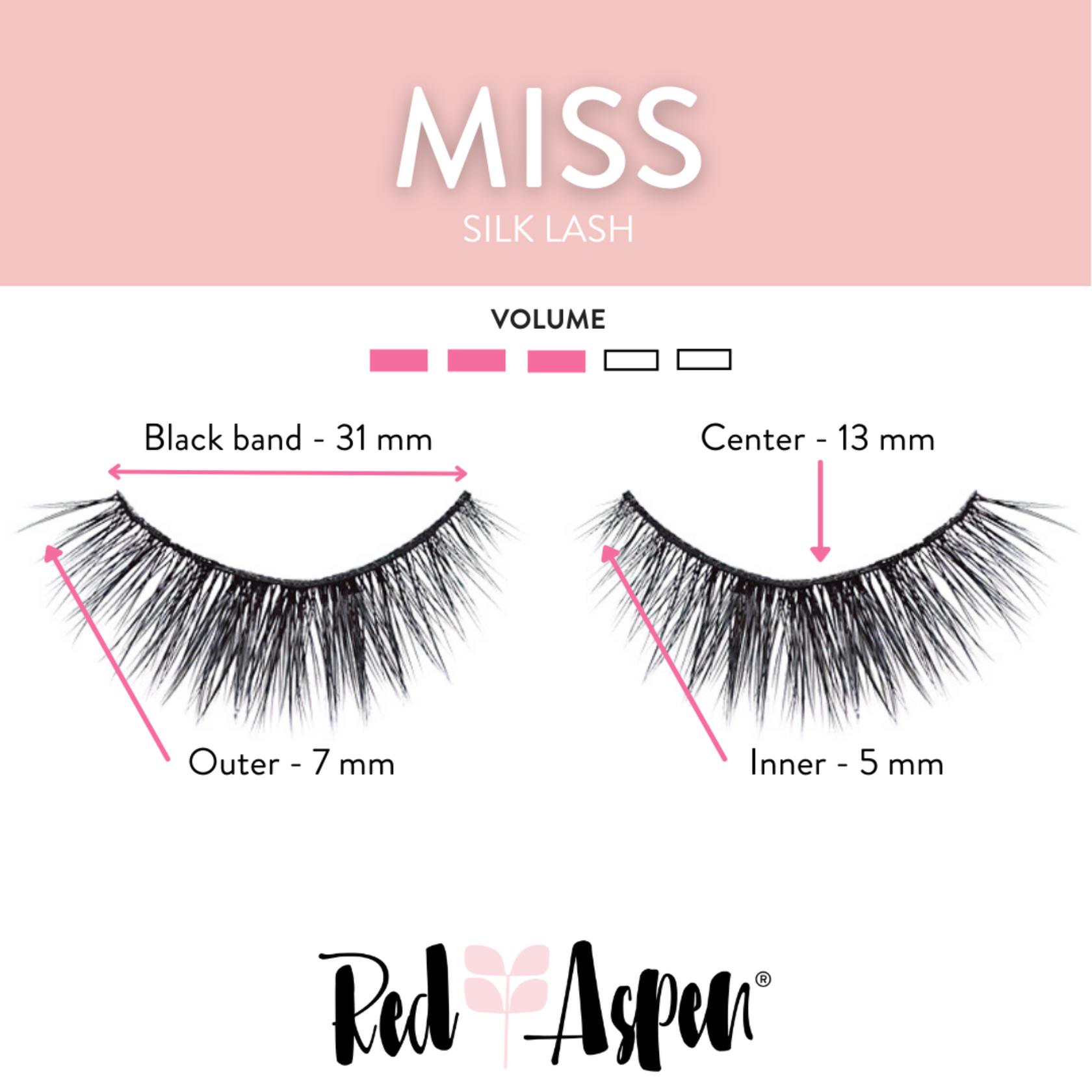 Miss Lashes - Luxe False Eyelashes | Red Aspen